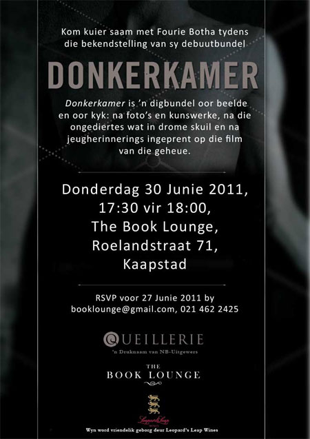 Fourie Botha stel sy debuutbundel Donkerkamer bekend - LitNet